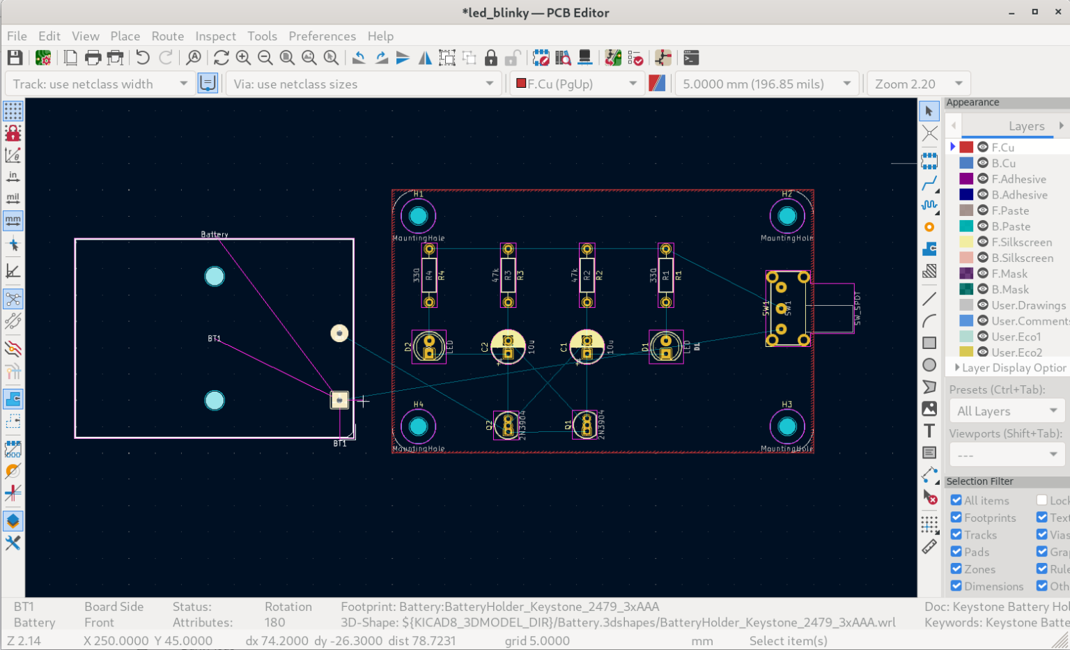 PCB Layout Design with KiCad Part II: Layout Creation – Hussam Talks Tech